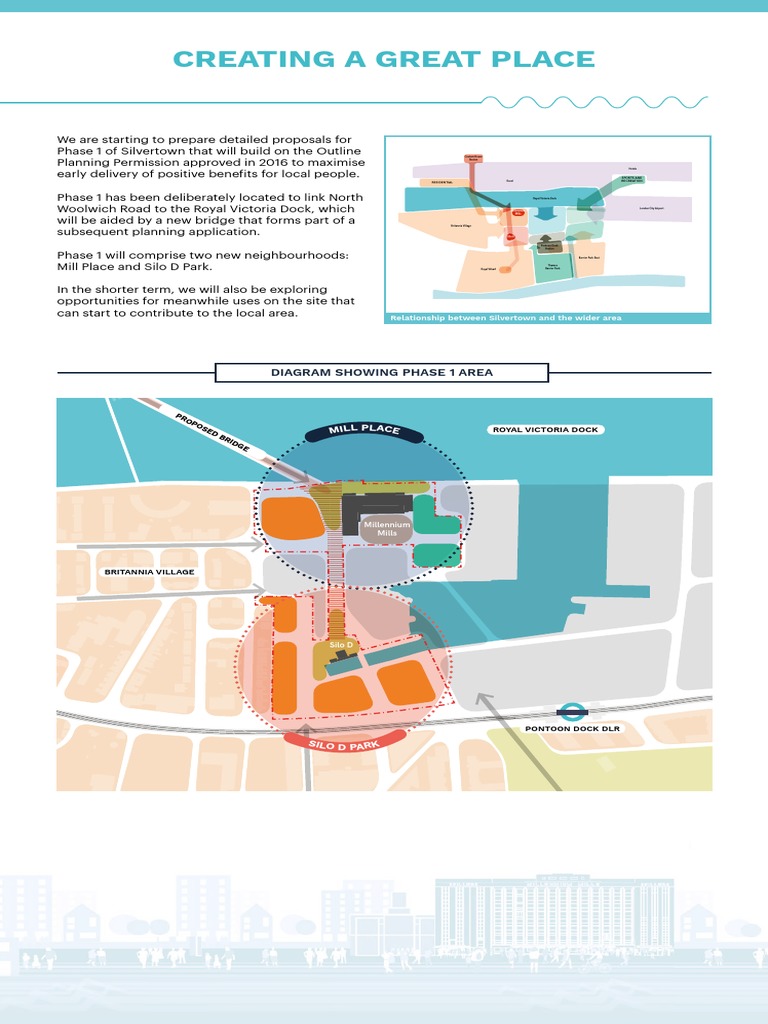 Creating A Great Place: Diagram Showing Phase 1 Area | PDF | Business