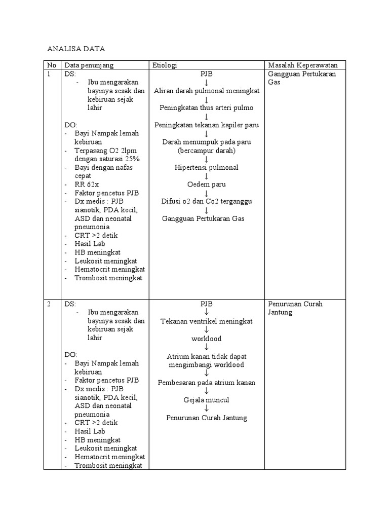 Revisi Askep PJB | PDF