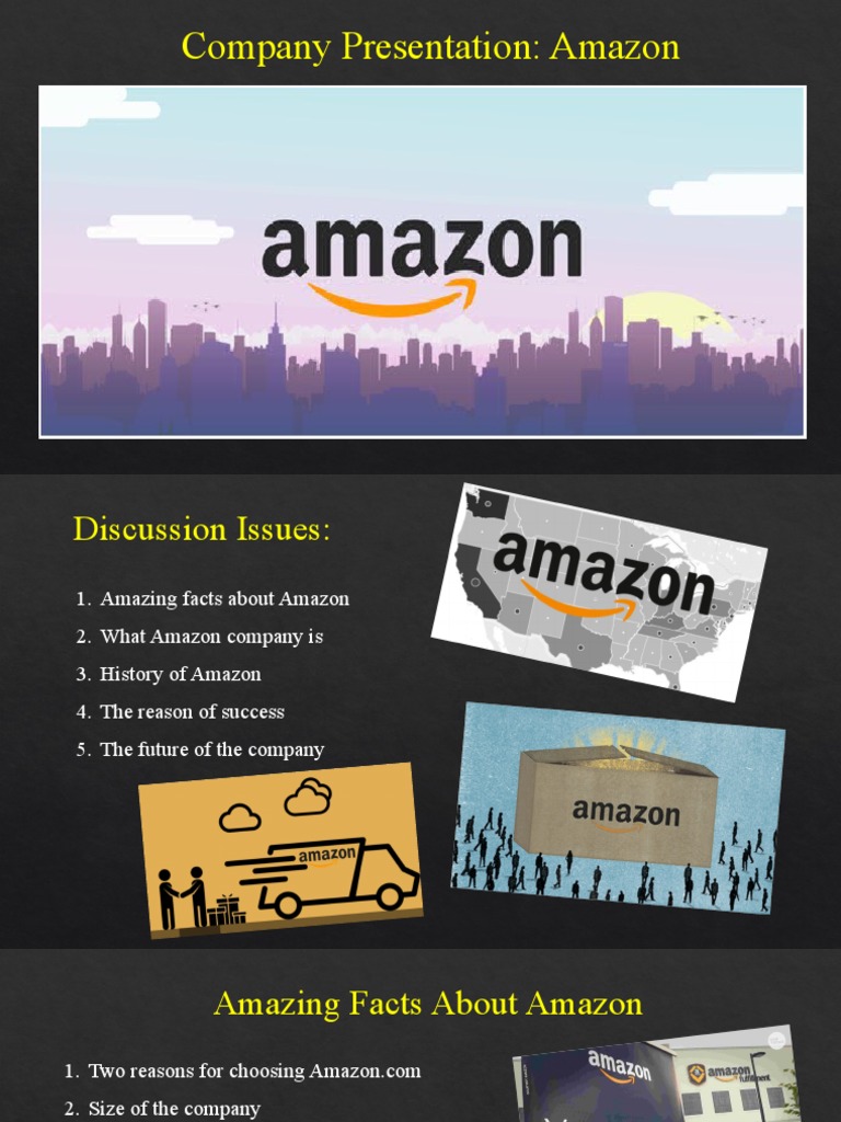 Company Presentation: Amazon | PDF | Amazon Kindle | World Wide Web