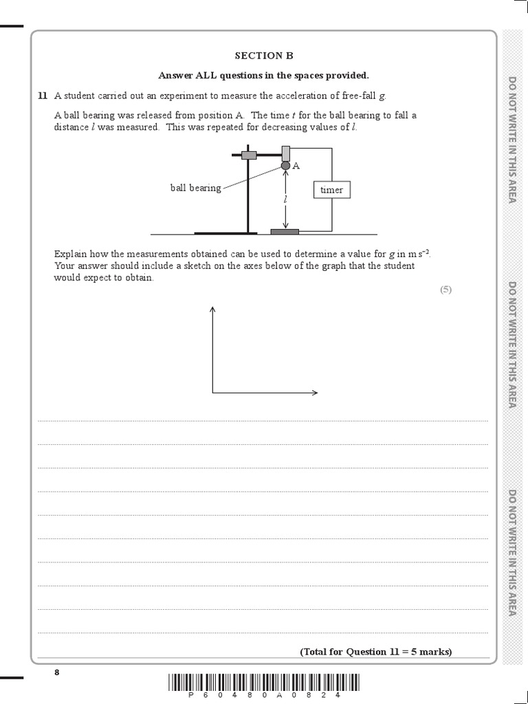 Measuring Free-Fall Acceleration g | PDF | Physics | Mechanics