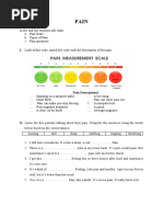 McGill Questionnaire | PDF