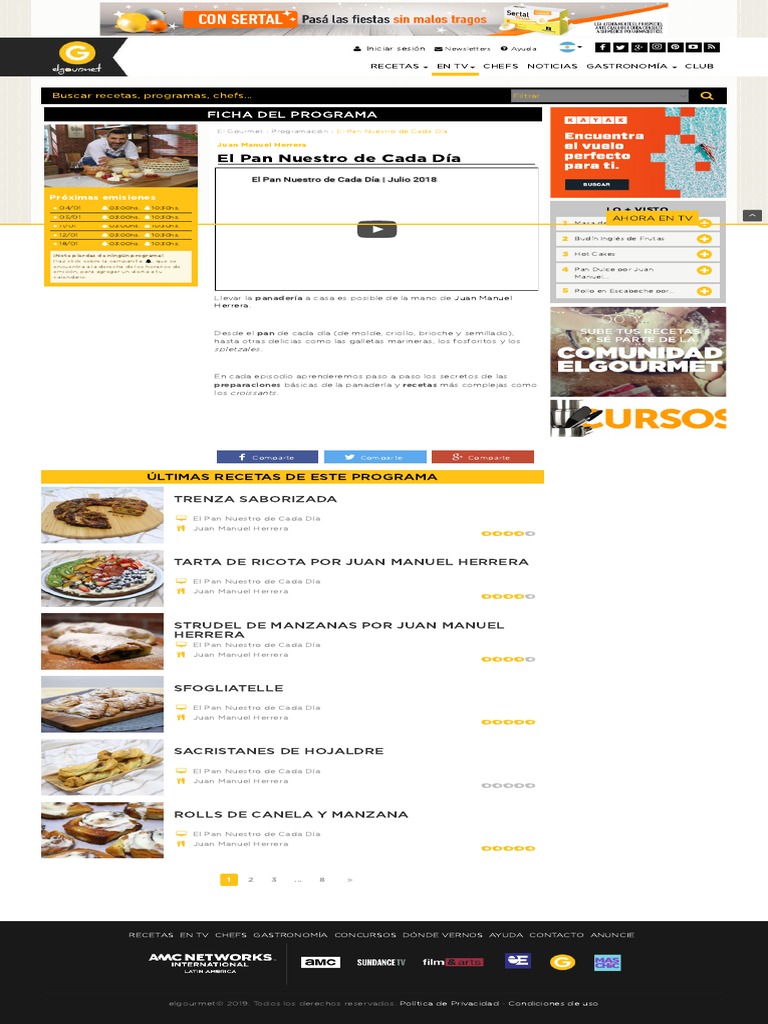 El Pan Nuestro de Cada Día en elgourmet 1.pdf | PDF | Cocina europea | Comida regional y étnica