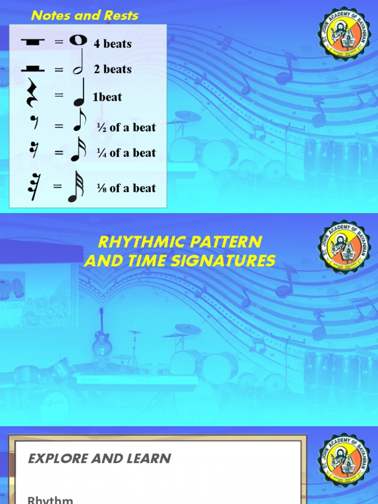 Understanding Rhythmic Patterns in Music | PDF | Rhythm | Music Theory