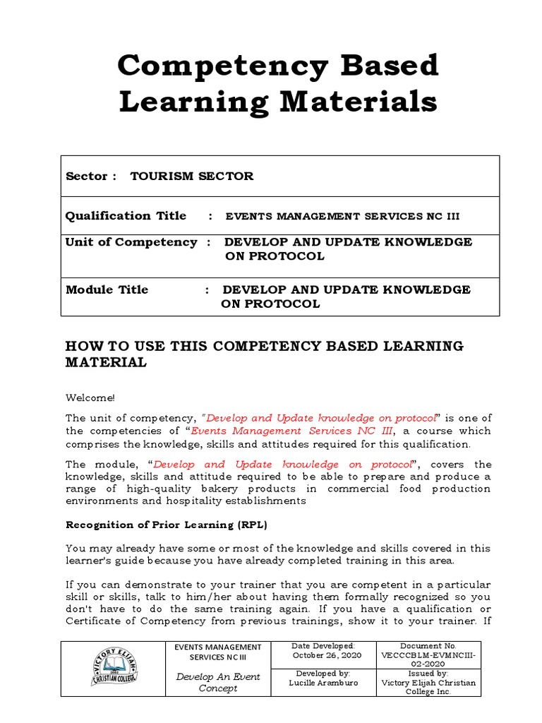 Competency Based Learning Materials | PDF | Debits And Credits | Expense