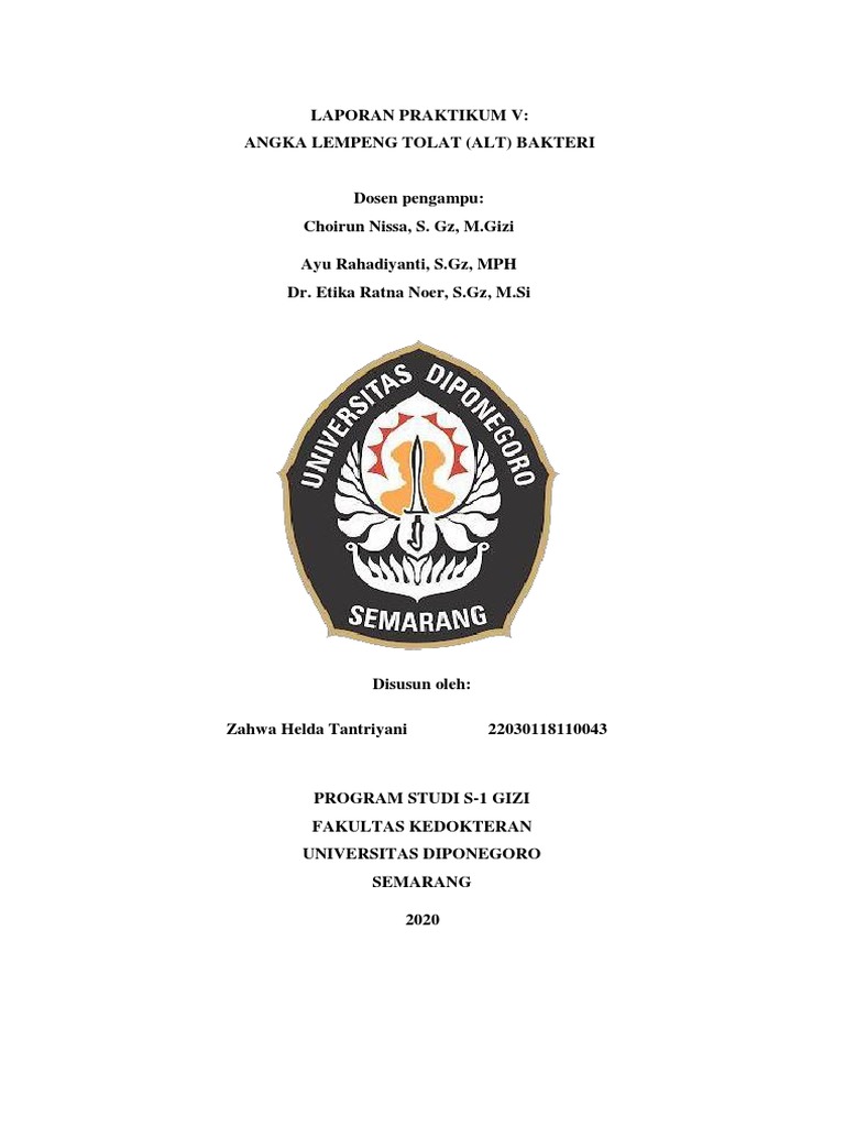 Metode Angka Lempeng Total (Alt) Pada Formula Enteral Rumah Sakit | PDF