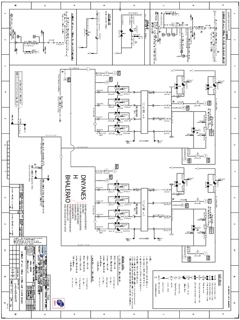 Boiler - Aux Steam System & Scaph Drains | PDF