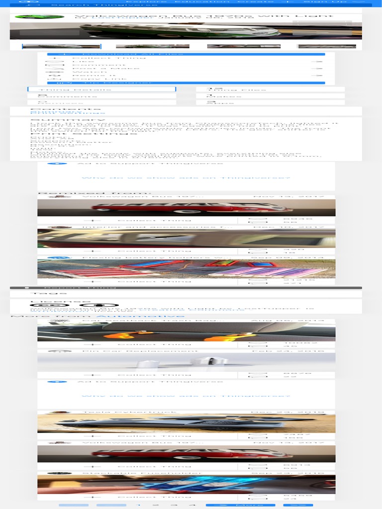 Thingiverse - Digital Designs For Physical Objects - Thingiverse | PDF ...