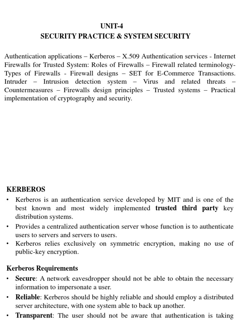CNS Unit IV PDF | PDF | Computer Virus | Firewall (Computing)