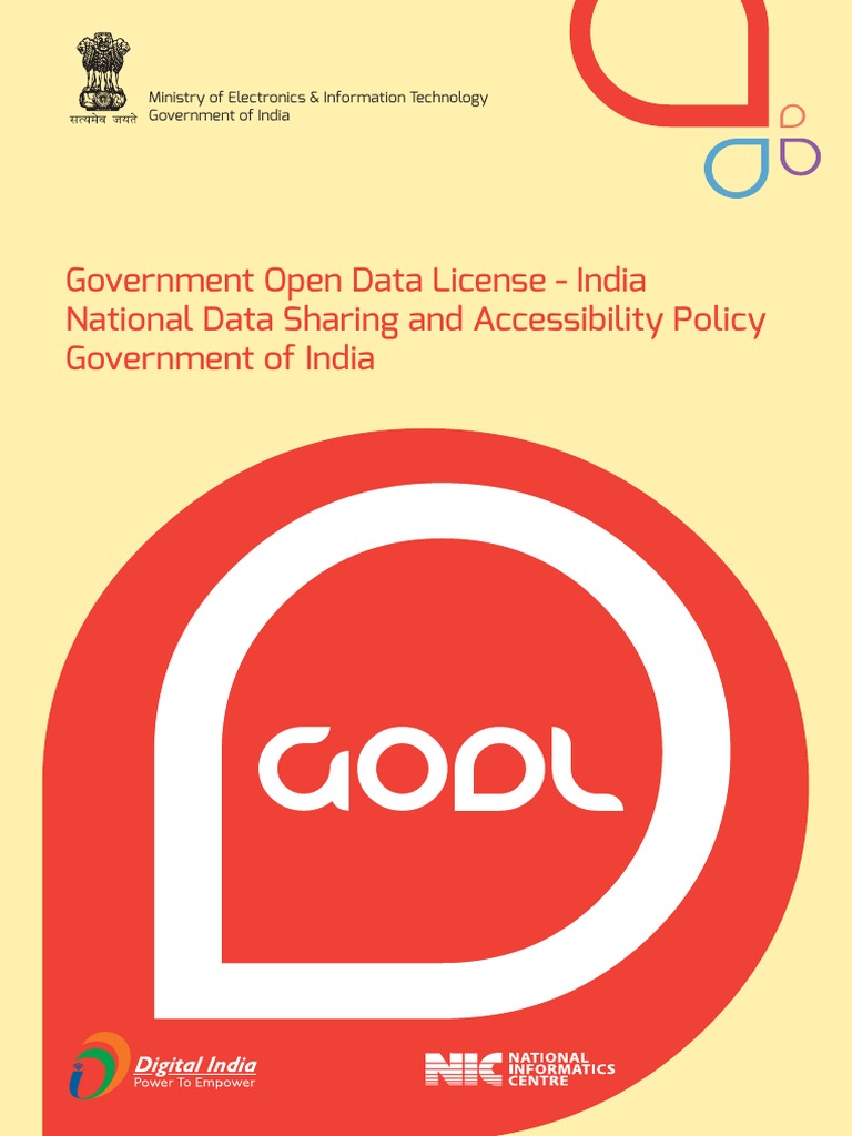 Government Open Data License - India National Data Sharing and ...