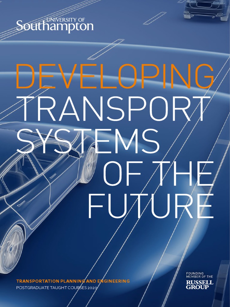 Transportation Planning and Engineering: Postgraduate Taught Courses ...