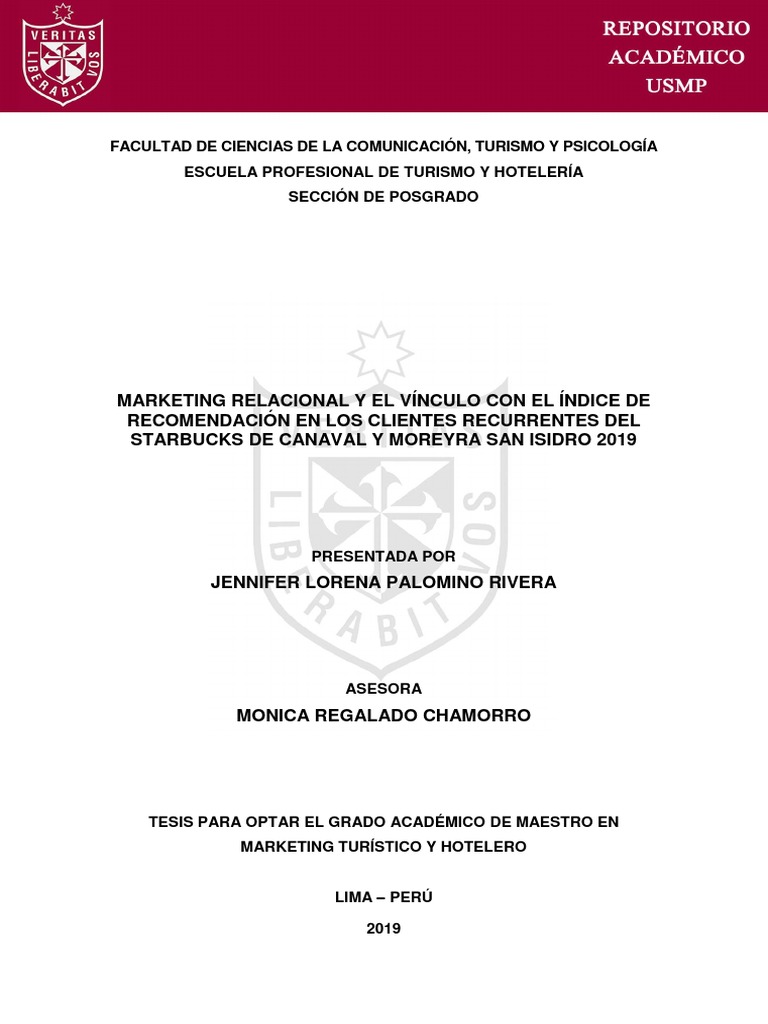 Marketing Relacional Y El Vínculo Con El Índice de Recomendación en Los ...