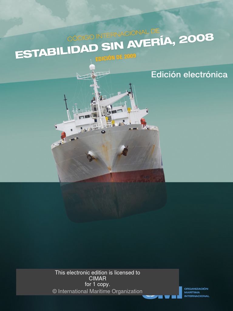 C Digo Estabilidad Sin Aver A 2008 270519 PDF | PDF | Envío | Buques