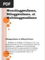 Bilingguwalismo | PDF