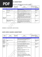 Swimming Pool Risk Assesment | PDF | Swimming Pool | Swimming