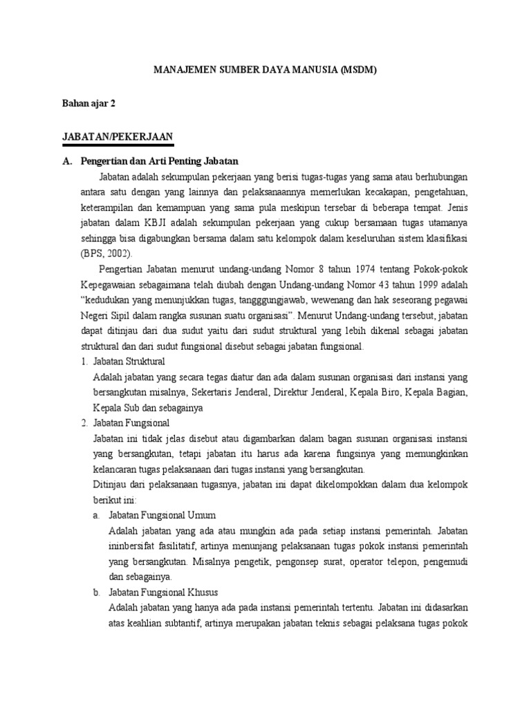 Handout MSDM 2 | PDF