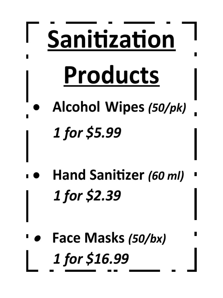 Sanitation Signage | PDF
