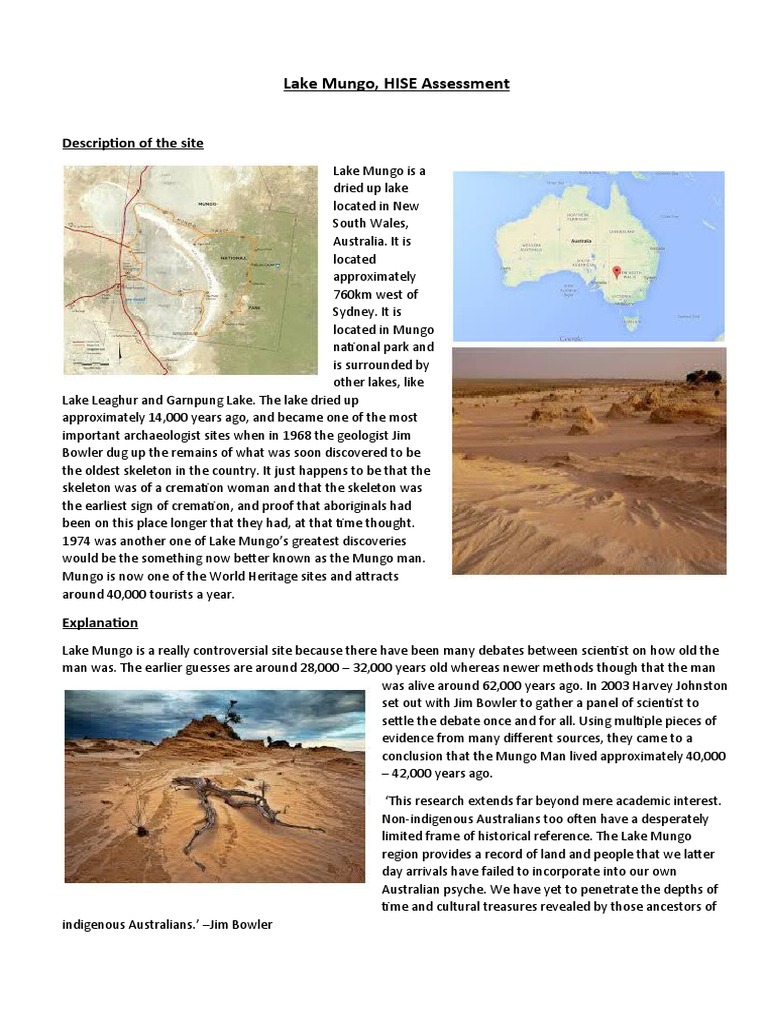 Lake Mungo Archaeological Discoveries | PDF | Science