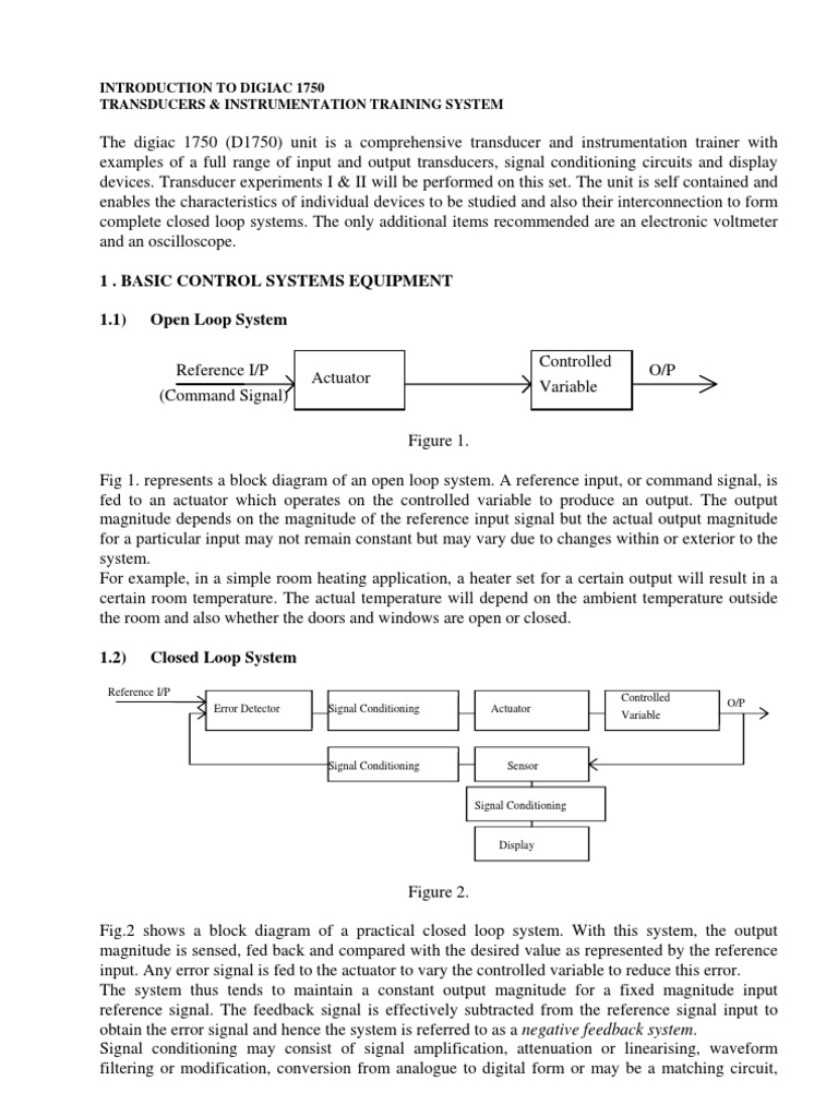 Digiac 1750 Transducer Training Overview | PDF | Amplifier | Inductor