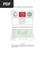 Moorish ID Card