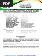 Resolution No. 01-BDC Resolution For Realignment | PDF | Philippines ...