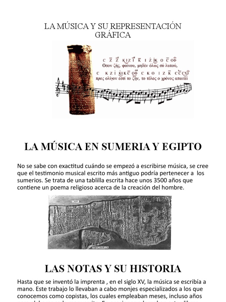 Representación Gráfica de la Música | PDF