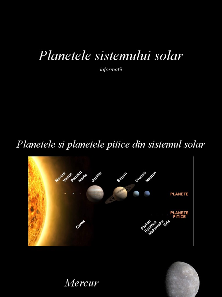 Planetele Sistemului Solar | PDF