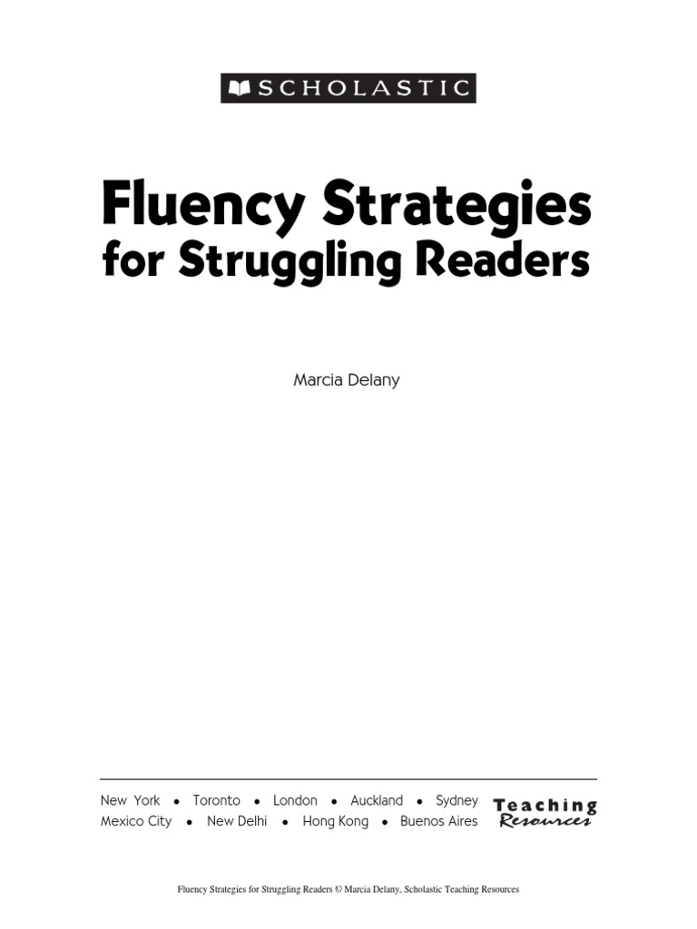 Fluency Strategies - Scholastic (PDFDrive) PDF | PDF | Reading ...