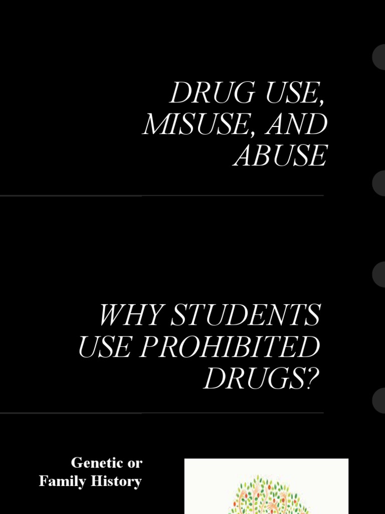 Drug Use, Misuse, and Abuse 2 | PDF