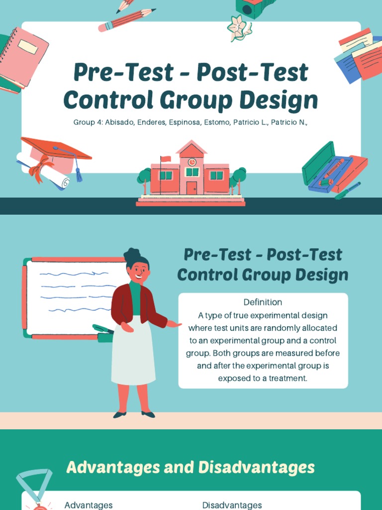 Pretest-Posttest Control Group Design | PDF | Experiment | Scientific ...