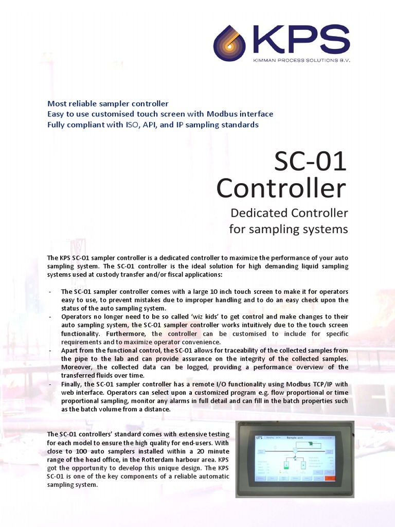 SC 01 Controller: Dedicated Controller For Sampling Systems | PDF | Application Programming ...