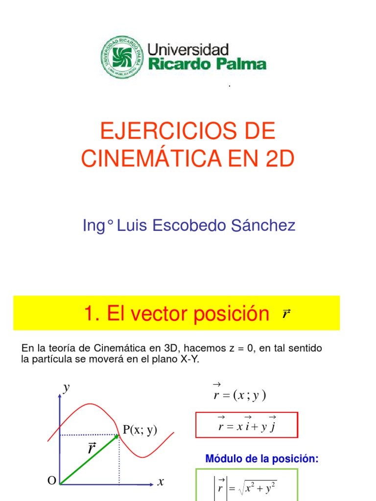Cinemática en 2D | PDF | Velocidad | Aceleración