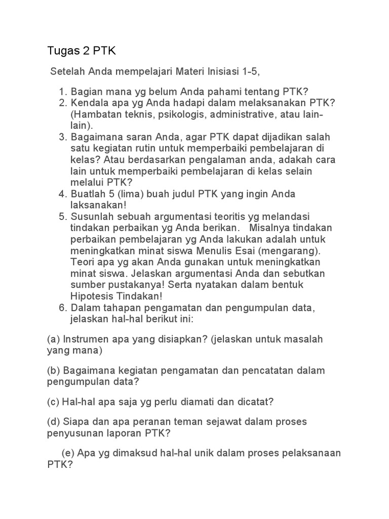 Tugas 2 PTK | PDF