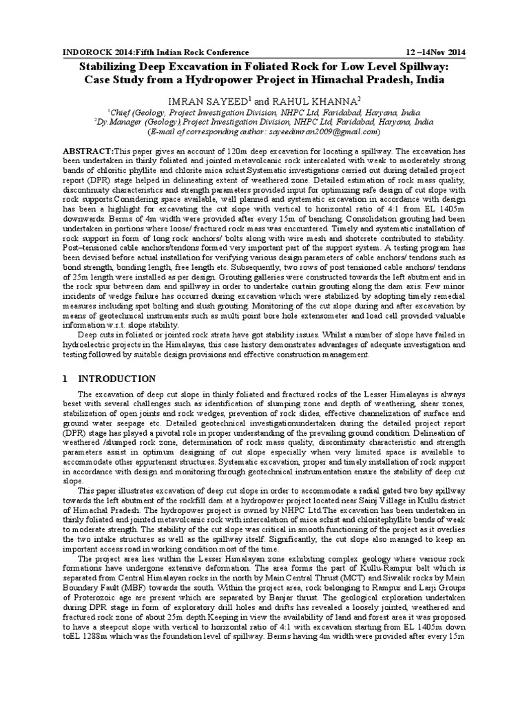 Imran Sayeed & Rahul Khanna-INDOROCK-14 | PDF | Geotechnical ...