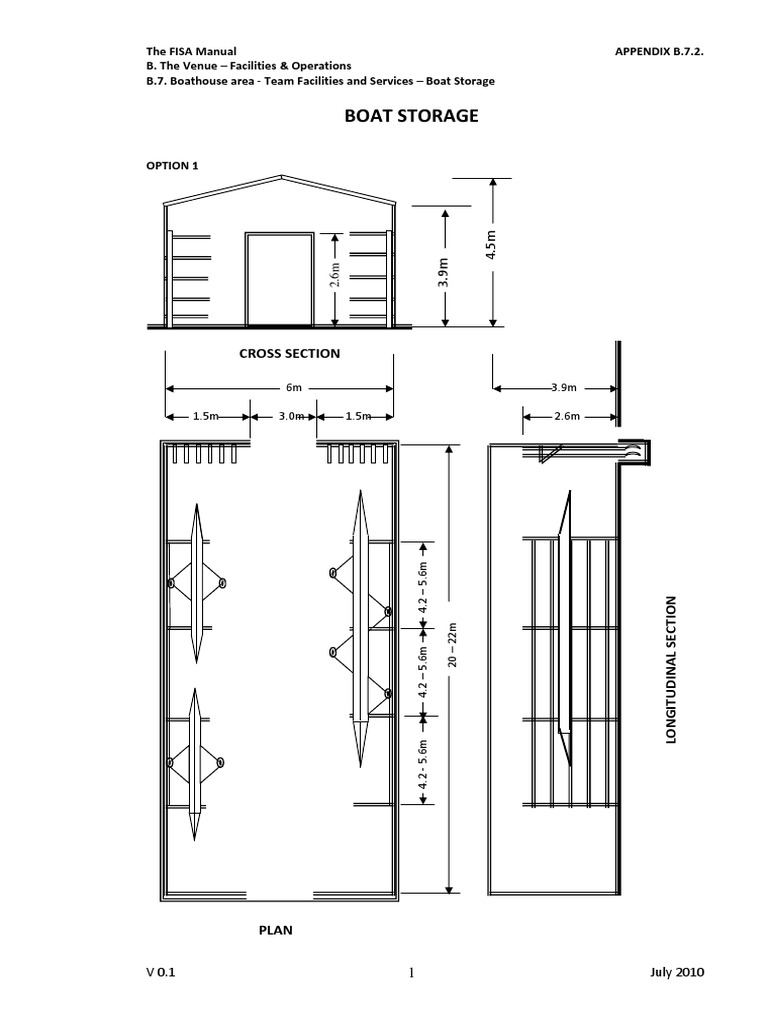 Proposed Design Options and Recommended Measurements for Boat Storage ...