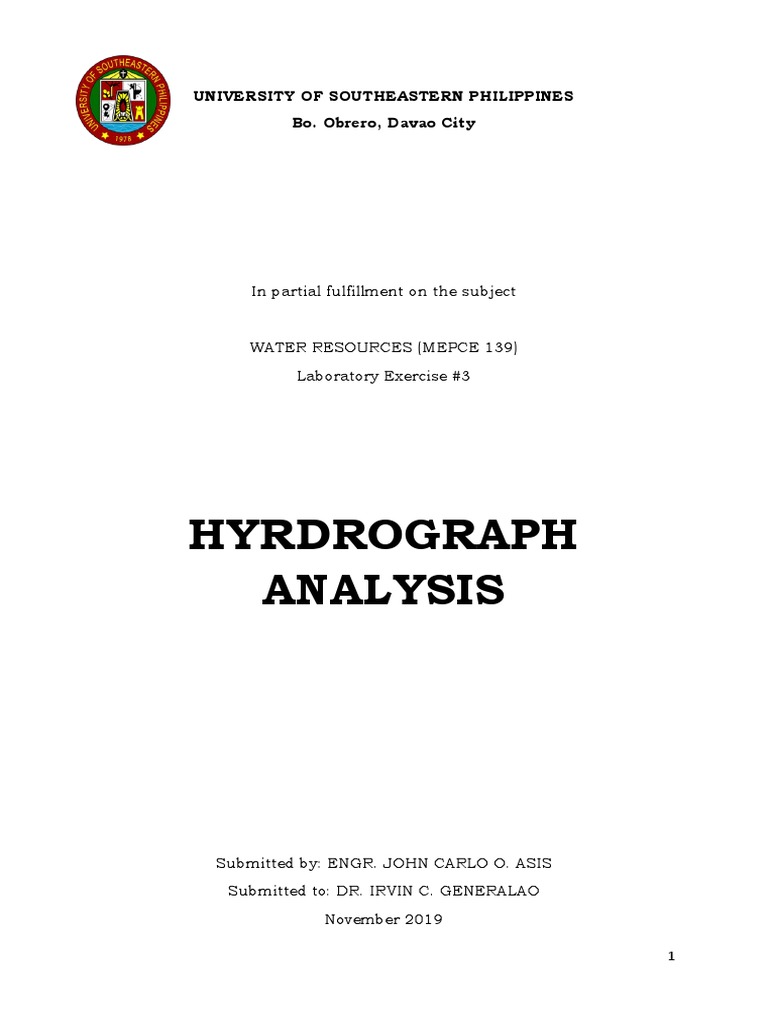 #3 Hydrograph Analysis | PDF | Hydrology | Earth Sciences