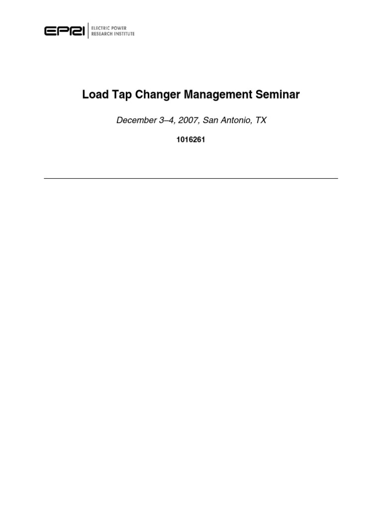 load-tap-changer-management-seminar-pdf-expert-transformer