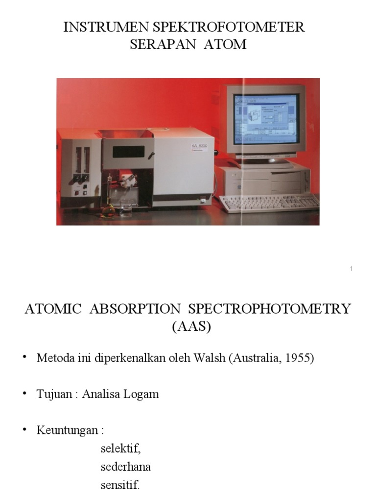 Analisis Spektrofotometer AAS | PDF