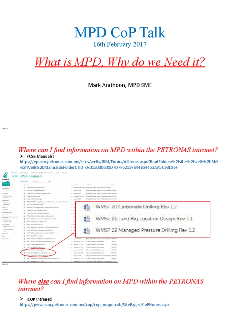 MPD Cop Talk: What Is MPD, Why Do We Need It? | PDF | Chemical ...