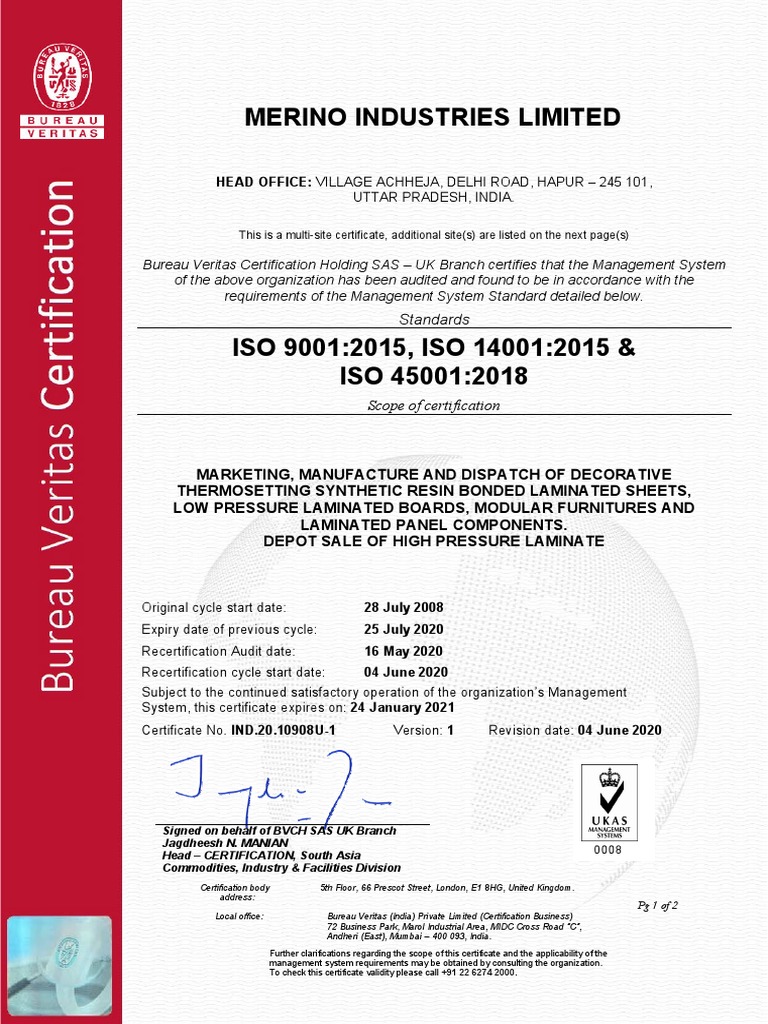 Merino Industries Limited: Head Office: Village Achheja, Delhi Road ...