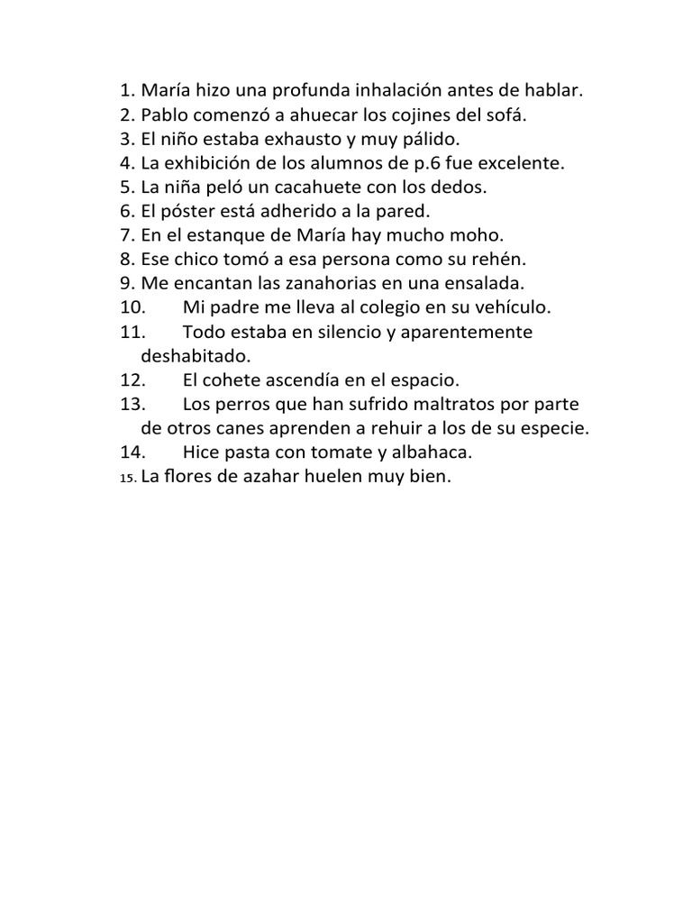 Dictado H Intercalada | PDF