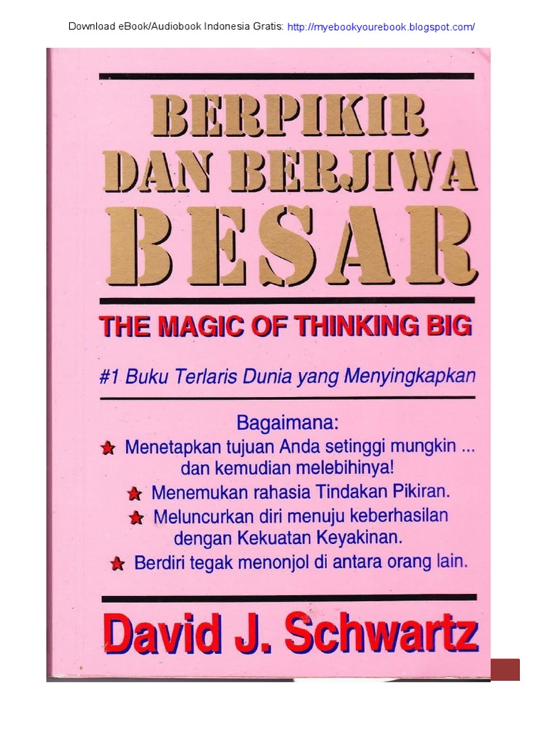 Ebook Berfikir Dan Berjiwa Besar | PDF | Karier & Perkembangan | Gaya Hidup