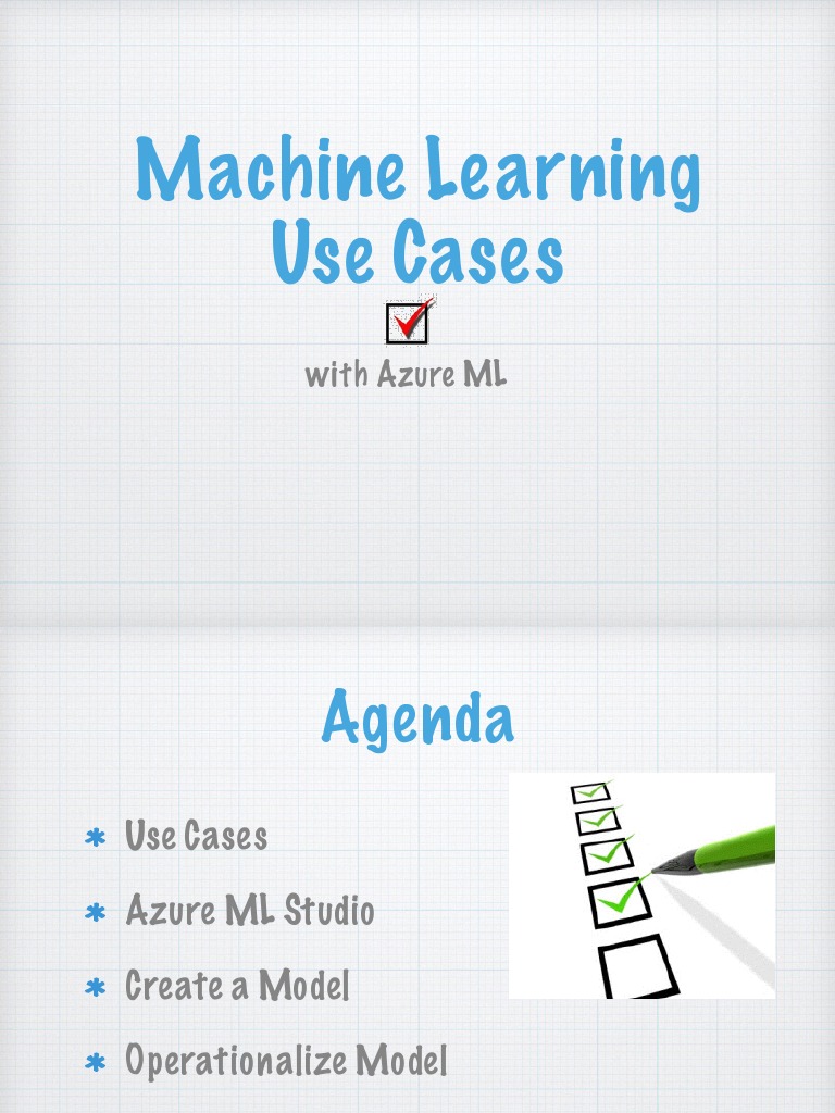 Machine Learning Use Cases With Azure by Chris McHenry | PDF | Machine ...