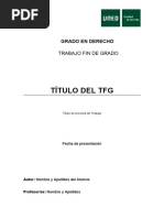Plantilla TFG Derecho UAM | PDF