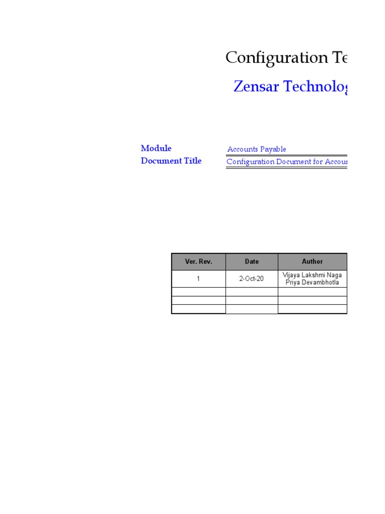Oracle Fusion AP BR100 | PDF | Accounts Payable | Payments