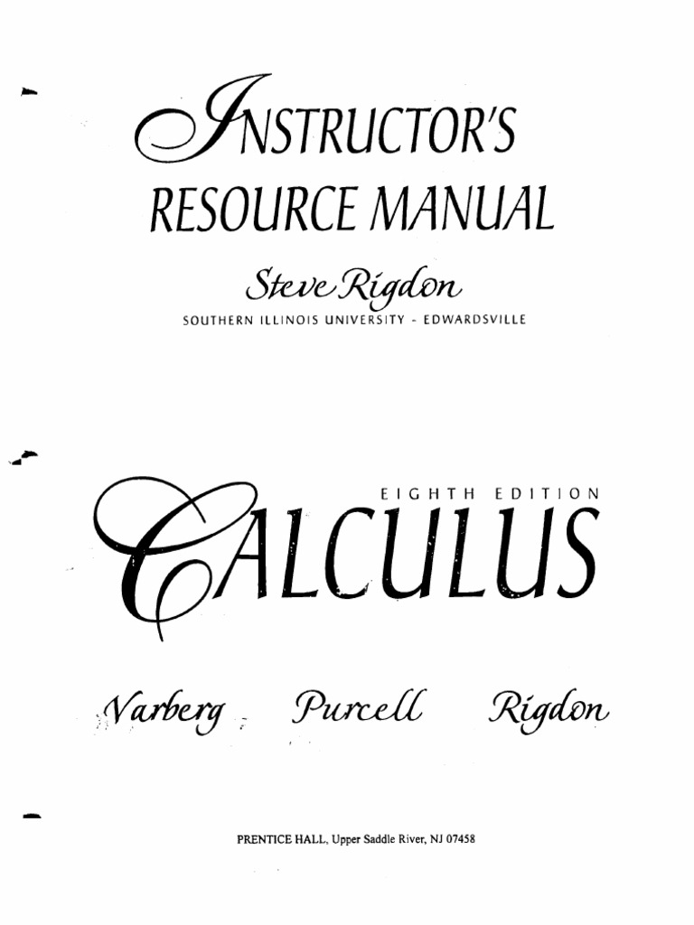 Calculus - Student Solutions Manual (8th Edition) PDF | PDF