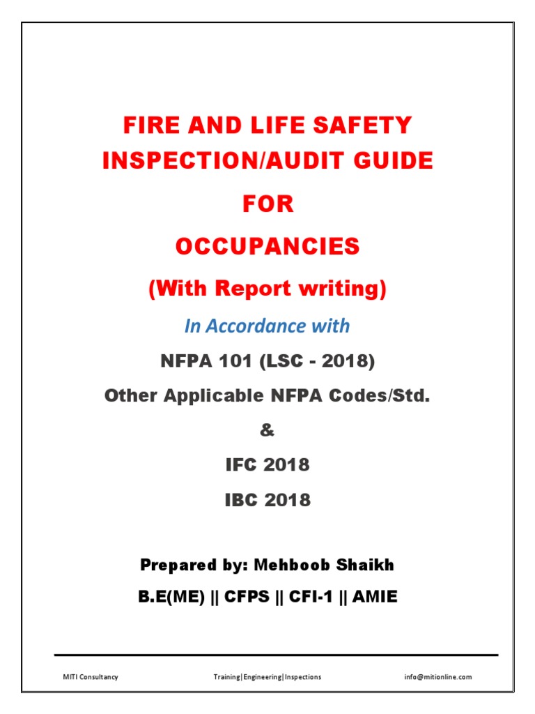 Inspection Guide For Fire Inspection & Audits | PDF | Fire Sprinkler ...
