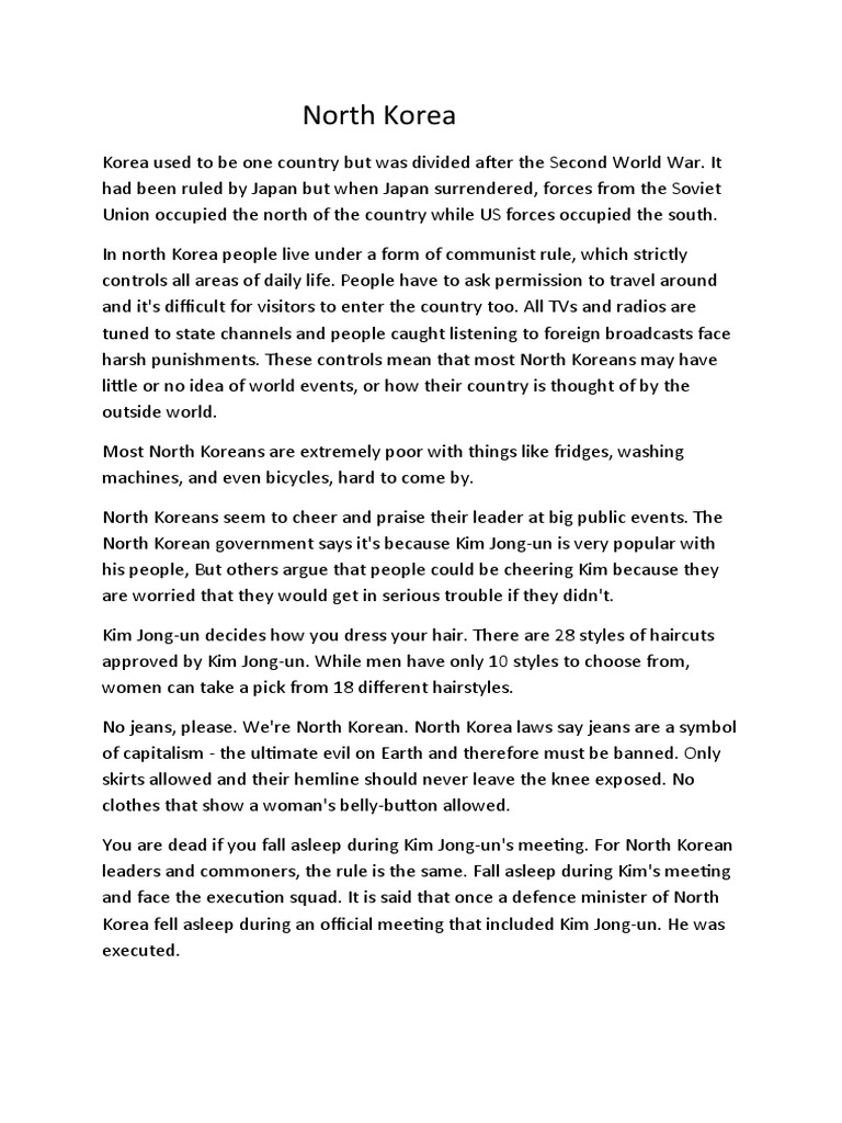 North Korea | PDF