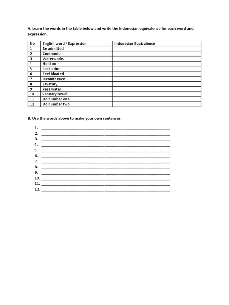 Practice For Elimination Problem | PDF