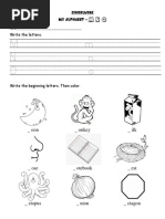 JKL Alphabet Worksheet | PDF | Foreign Language Studies | Self-Improvement