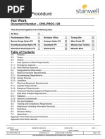 25_Procedure for Hot Work | PDF | Fires | Safety